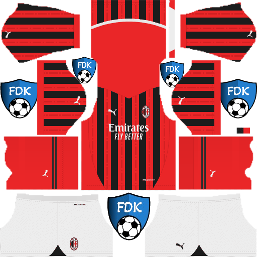AC Milan DLS Kits 2025 - Dream League Soccer Kits 2025