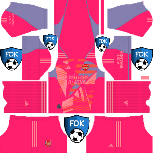 Arsenal DLS Kits 2025 - Dream League Soccer Kits 2025
