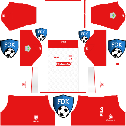 Independiente Santa Fe DLS Kits 2024 - Dream League Soccer Kits 2024