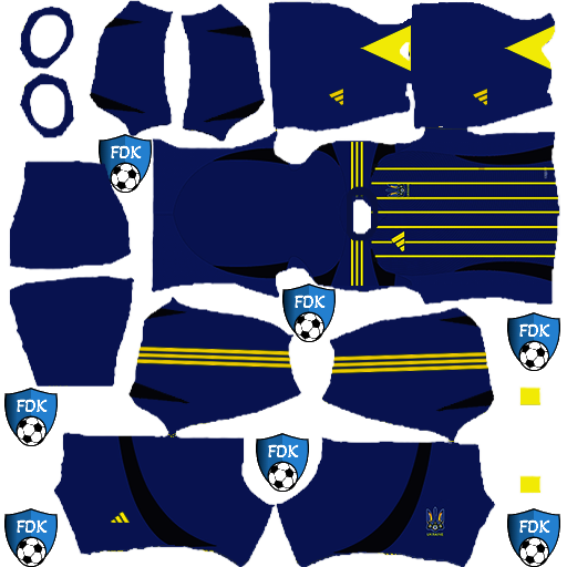 Ukraine DLS Kits 2024 - Dream League Soccer Kits 2024