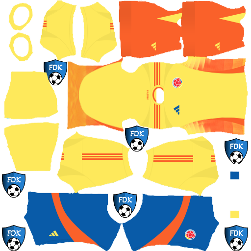 Colombia DLS Kits 2024 - Dream League Soccer Kits 2024