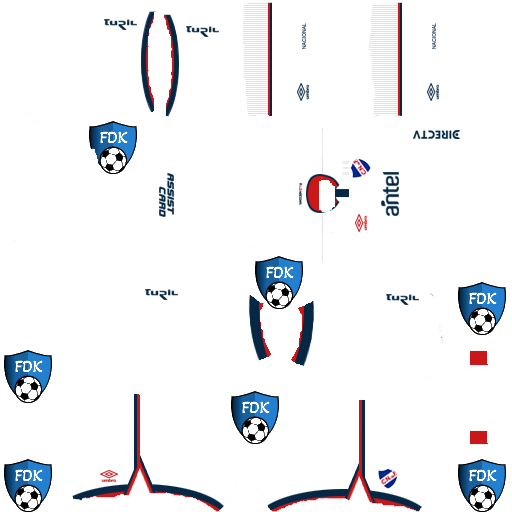 Club Nacional de Football DLS Kits 2024 - Dream League Soccer Kits 2024