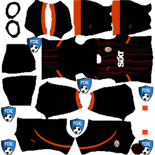 Galatasaray SK DLS Kits 2025 - Dream League Soccer Kits 2025