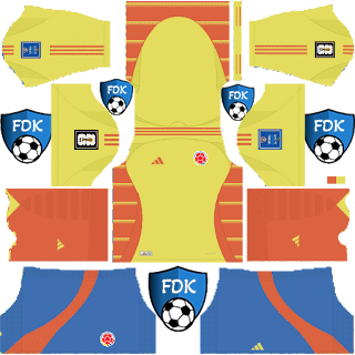 Colombia Copa America DLS Kits 2024 - Dream League Soccer Kits 2024