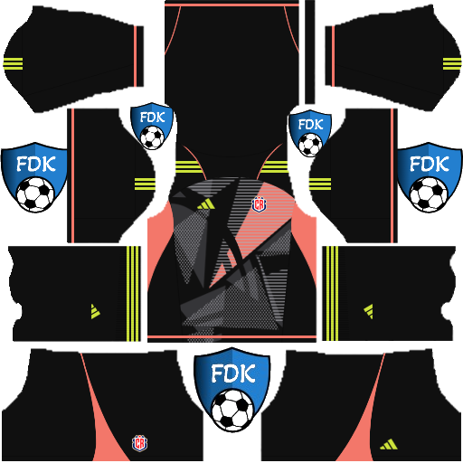 Costa Rica Copa America DLS Kits 2024 - Dream League Soccer Kits 2024