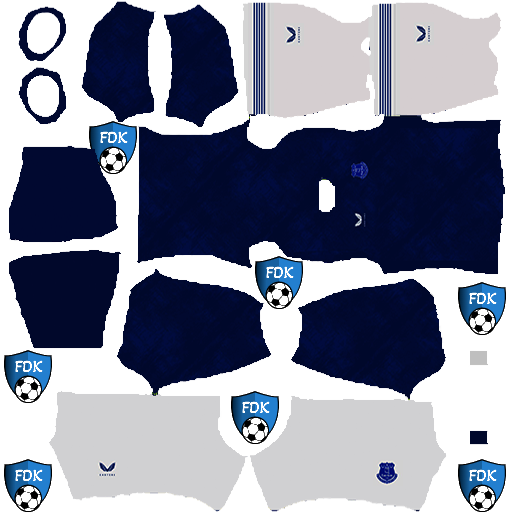 Everton FC DLS Kits 2025 - Dream League Soccer Kits 2025