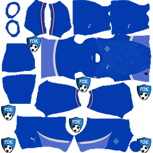 Iceland DLS Kits 2024 - Dream League Soccer Kits 2024