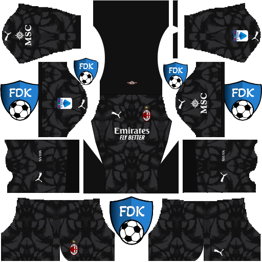 AC Milan DLS Kits 2025 - Dream League Soccer Kits 2025