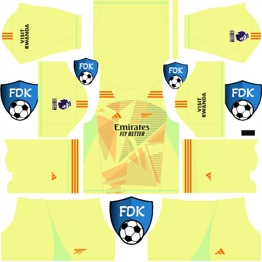 Arsenal DLS Kits 2025 - Dream League Soccer Kits 2025