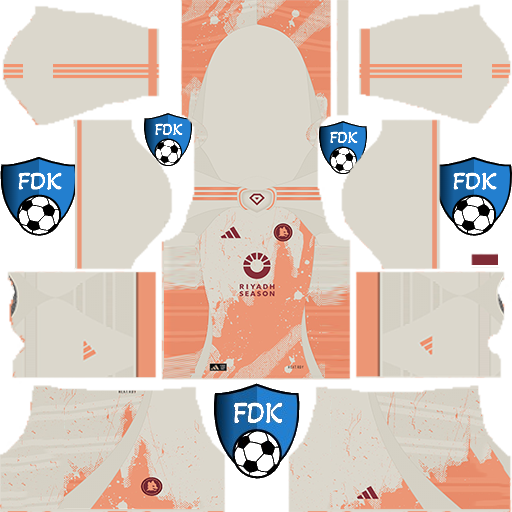 AS Roma DLS Kits 2025 - Dream League Soccer Kits 2025