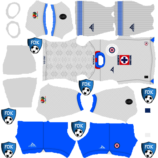 Cruz Azul DLS Kits 2025 - Dream League Soccer Kits 2025