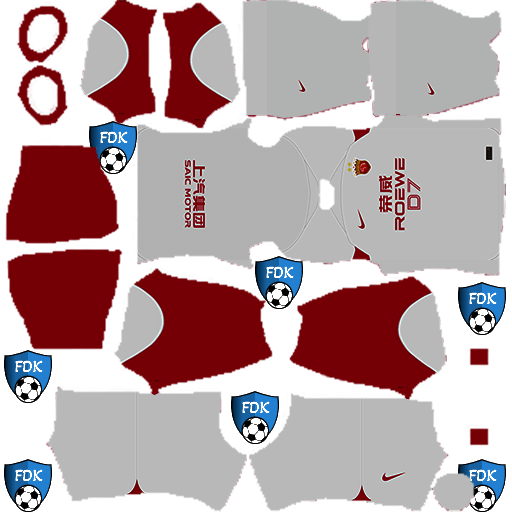 Shanghai Port FC DLS Kits 2024 - Dream League Soccer Kits 2024