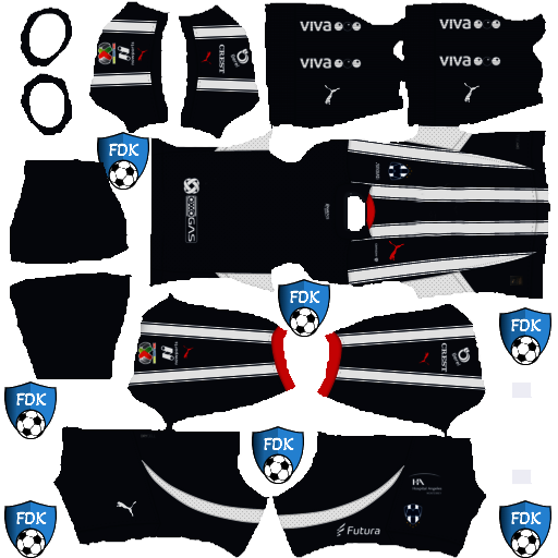 CF Monterrey DLS Kits 2025 - Dream League Soccer Kits 2025