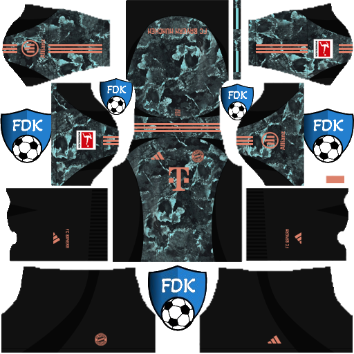 Bayern Munich DLS Kits 2025 - Dream League Soccer Kits 2025