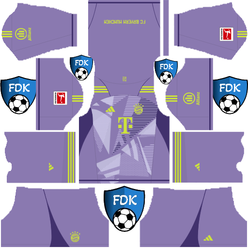 Bayern Munich DLS Kits 2025 - Dream League Soccer Kits 2025