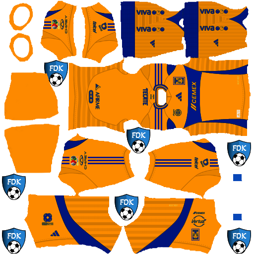 Pumas UNAM DLS Kits 2025 - Dream League Soccer Kits 2025