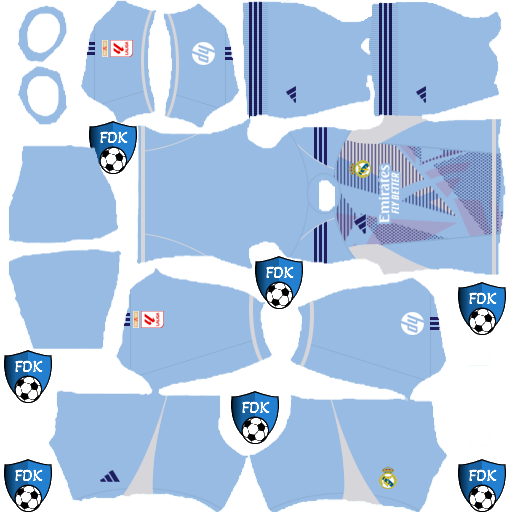 Real Madrid DLS Kits 2025 - Dream League Soccer Kits 2025