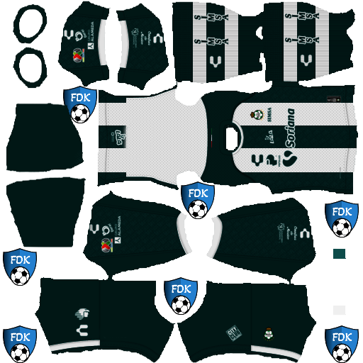 Santos Laguna DLS Kits 2025 - Dream League Soccer Kits 2025