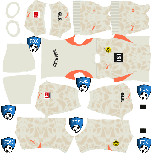 Borussia Dortmund DLS Kits 2025 - Dream League Soccer Kits 2025