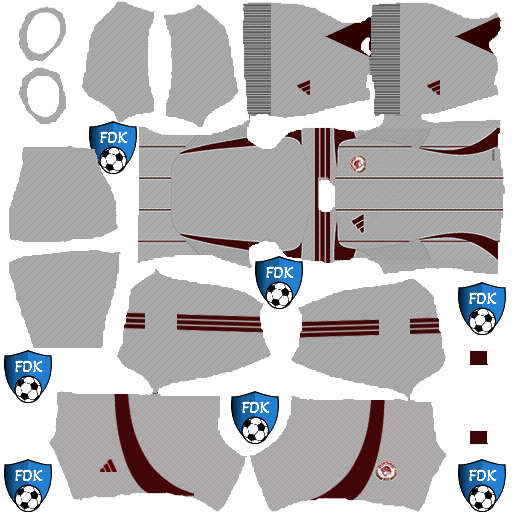 Olympiacos FC DLS Kits 2025 - Dream League Soccer Kits 2025