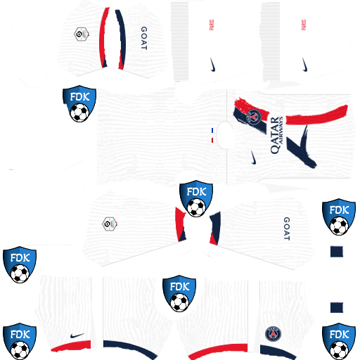 Paris Saint-Germain DLS Kits 2025 - Dream League Soccer Kits 2025