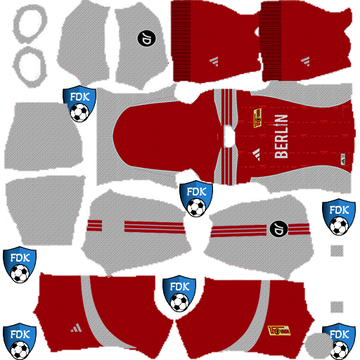 Union Berlin DLS Kits 2025 - Dream League Soccer Kits 2025
