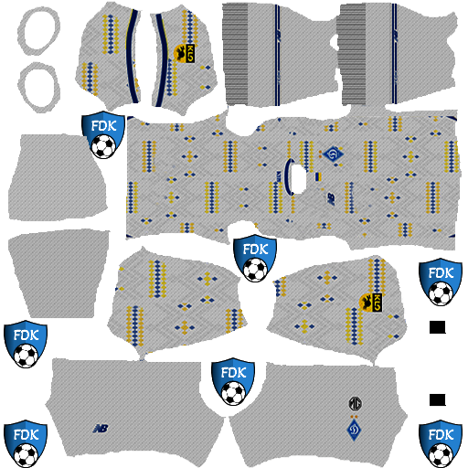 FC Dynamo Kyiv DLS Kits 2025 - Dream League Soccer Kits 2025