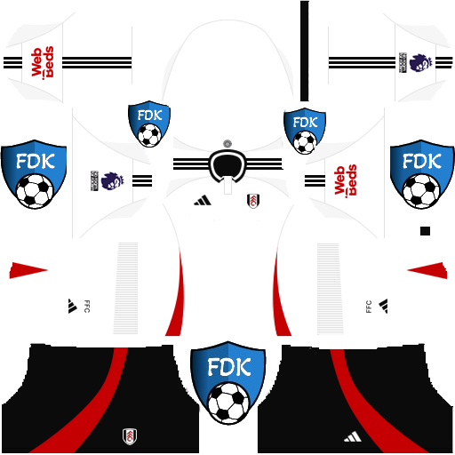 Fulham FC DLS Kits 2025 - Dream League Soccer Kits 2025