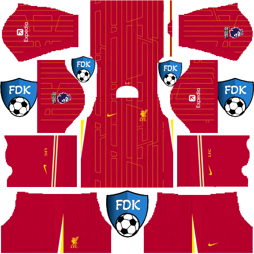 Liverpool DLS Kits 2025 - Dream League Soccer Kits 2025