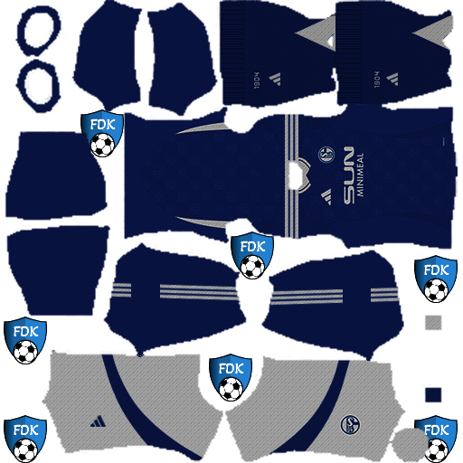 Schalke 04 DLS Kits 2025 - Dream League Soccer Kits 2025