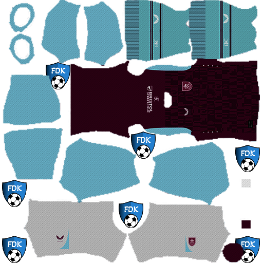 Burnley FC DLS Kits 2025 - Dream League Soccer Kits 2025