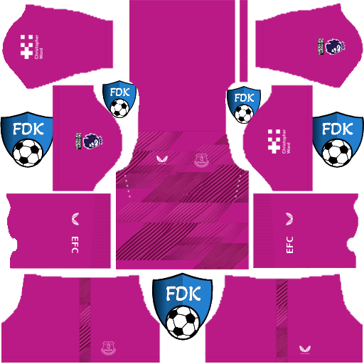 Everton FC DLS Kits 2025 - Dream League Soccer Kits 2025