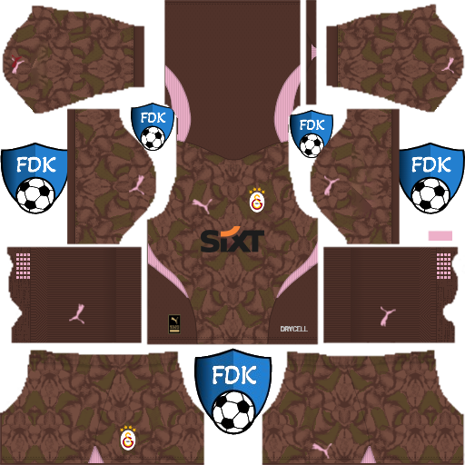 Galatasaray SK DLS Kits 2025 - Dream League Soccer Kits 2025