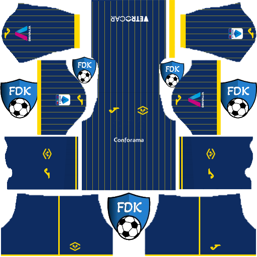 Hellas Verona FC DLS Kits 2025 - Dream League Soccer Kits 2025