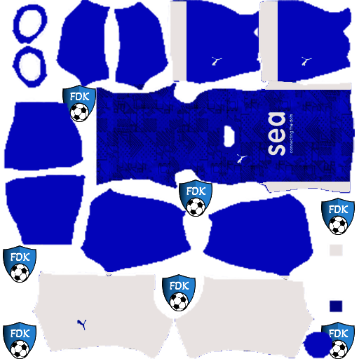 Lion City Sailors FC DLS Kits 2025 - Dream League Soccer Kits 2025