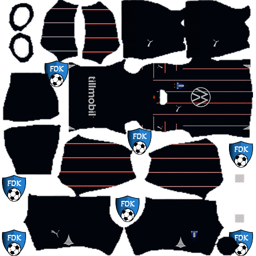 Malmo FF DLS Kits 2025 - Dream League Soccer Kits 2025