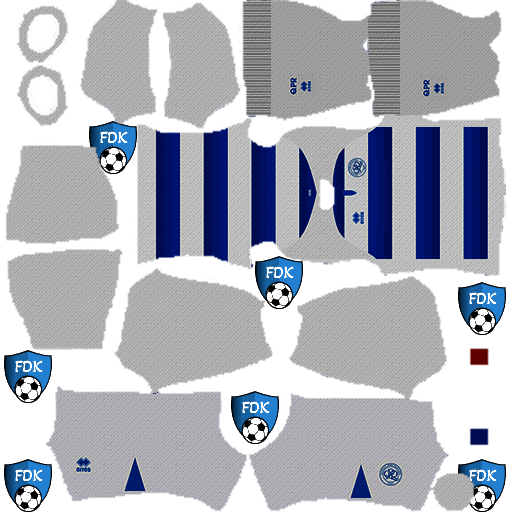 Queens Park Rangers FC DLS Kits 2025 - Dream League Soccer Kits 2025