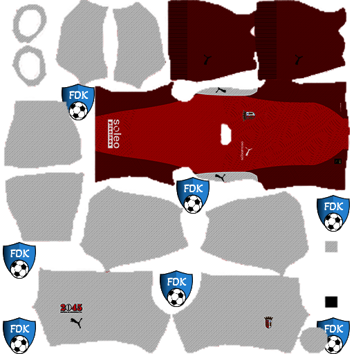 SC Braga DLS Kits 2025 - Dream League Soccer Kits 2025