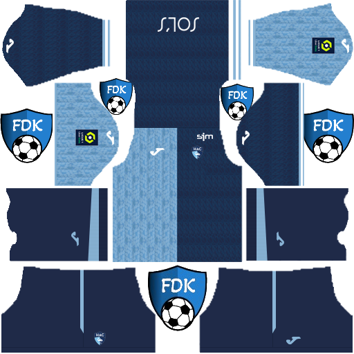 Le Havre AC DLS Kits 2025 - Dream League Soccer Kits 2025