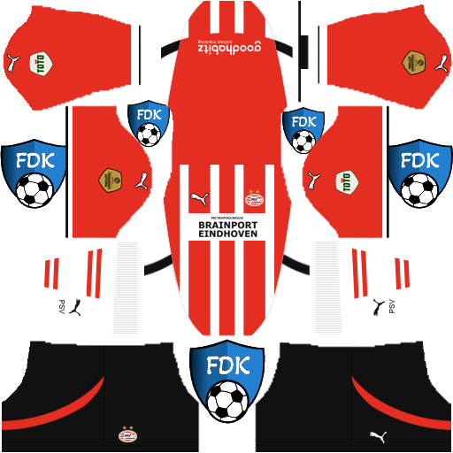 PSV Eindhoven DLS Kits 2025 - Dream League Soccer Kits 2025