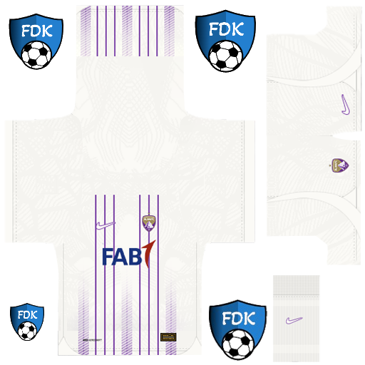 Al Ain FC Pro League Soccer Kits 2025 - Al Ain FC PLS and PKS Kits