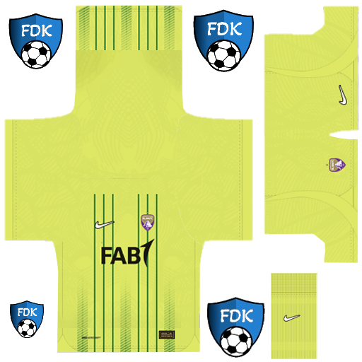 Al Ain FC Pro League Soccer Kits 2025 - Al Ain FC PLS and PKS Kits