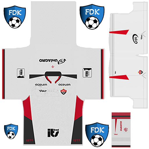EC Vitoria Pro League Soccer Kits 2025 - EC Vitoria PLS and PKS Kits