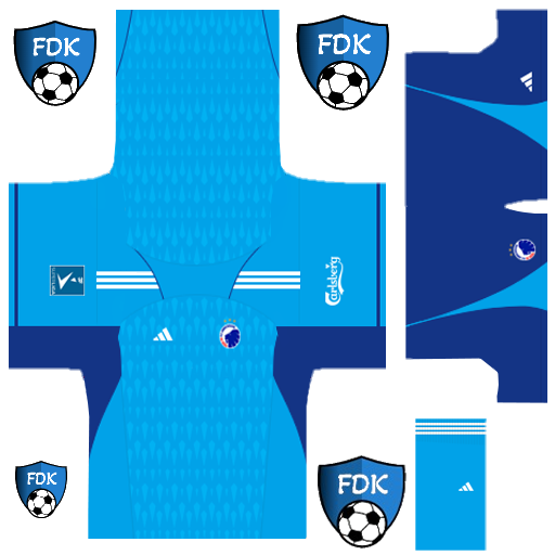 FC Copenhagen Pro League Soccer Kits 2025 - FC Copenhagen PLS and PKS Kits