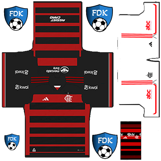 Flamengo Pro League Soccer Kits 2025 - Flamengo PLS and PKS Kits
