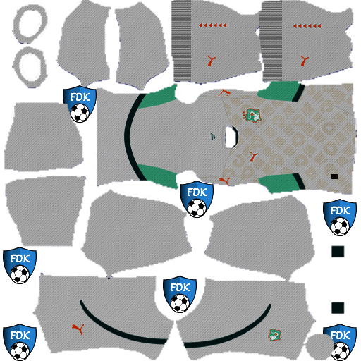 Ivory Coast DLS Kits 2025 – Dream League Soccer Kits 2025