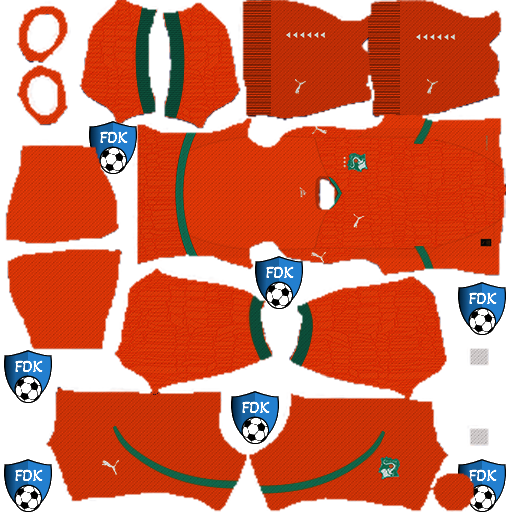 Ivory Coast DLS Kits 2025 – Dream League Soccer Kits 2025