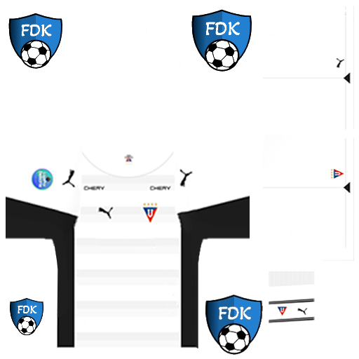 LDU Quito Pro League Soccer Kits 2025 - LDU Quito PLS and PKS Kits