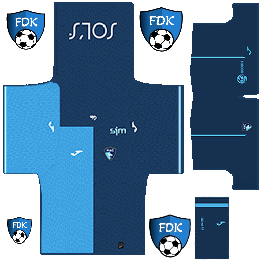 Le Havre AC Pro League Soccer Kits 2025 - Le Havre AC PLS and PKS Kits
