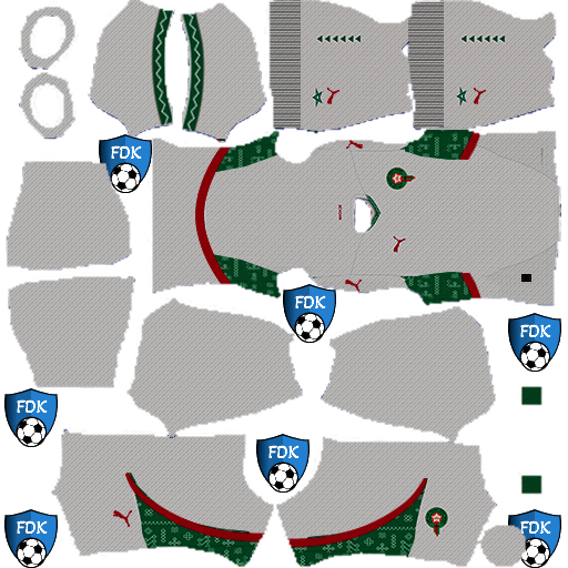 Morocco DLS Kits 2025 - Dream League Soccer Kits 2025